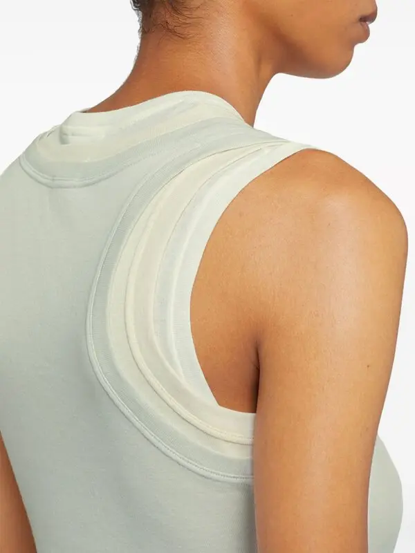 JIL SANDER Layered Tank Top - Grey