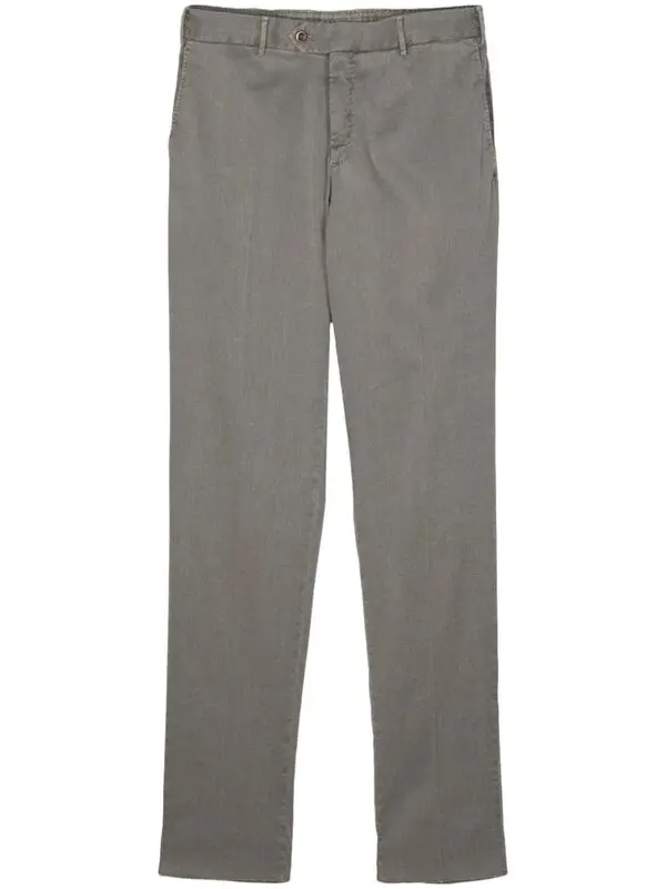 PT TORINO Pressed-crease Trousers - Grey