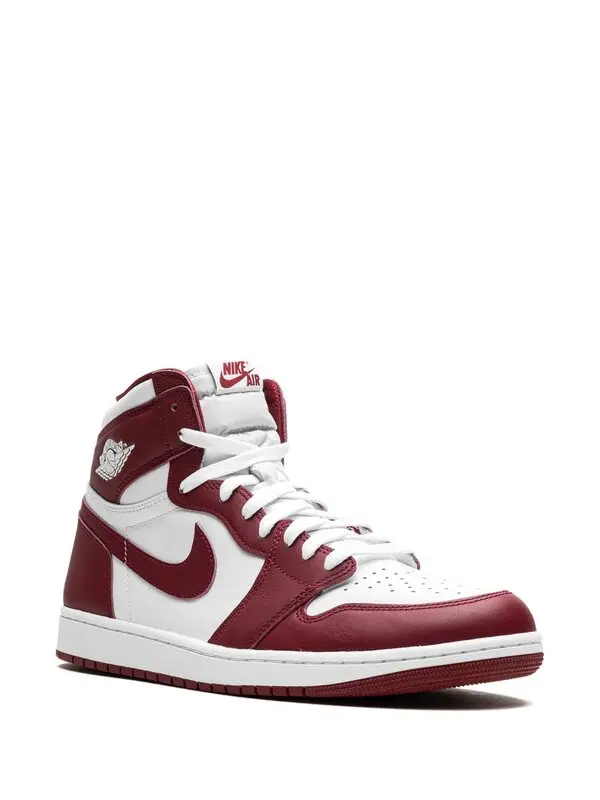 JORDAN Air 1 Retro High Og Team Sneakers - Red