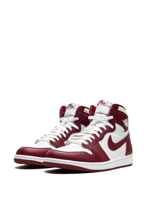 JORDAN Air 1 Retro High Og Team Sneakers - Red