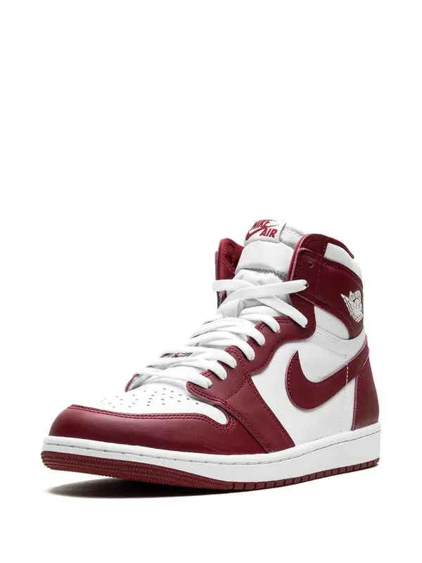 JORDAN Air 1 Retro High Og Team Sneakers - Red