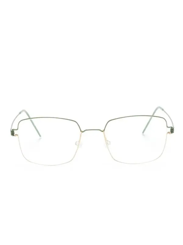 LINDBERG Roman Square-frame Eyeglasses - Neutrals