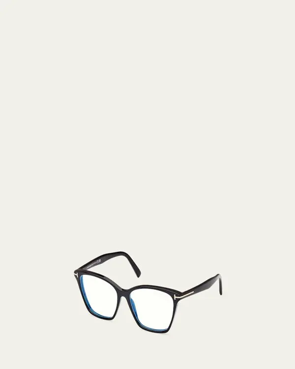 TOM FORD Blue Light Blocking Cat-eye Eyeglasses - Sblk