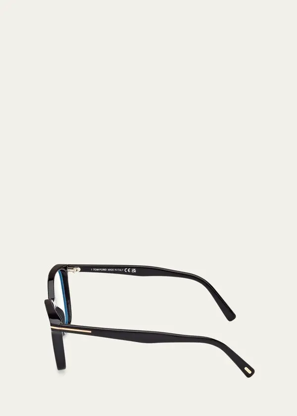 TOM FORD Blue Light Blocking Cat-eye Eyeglasses - Sblk