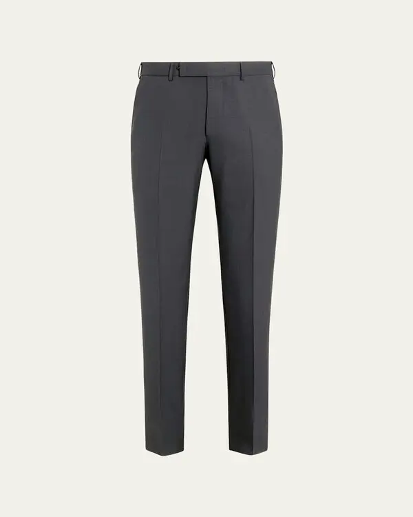 Zegna High Performance Flat-front Trousers