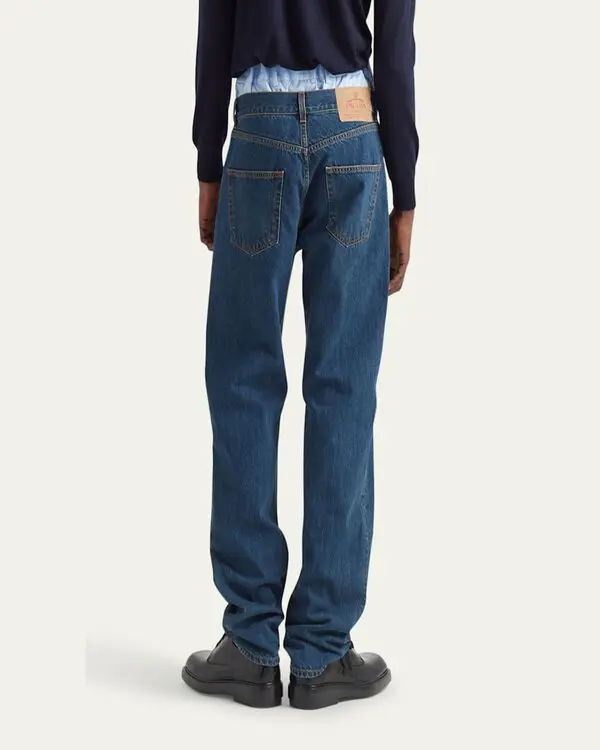 Prada Relaxed Fit Jeans - Bleu