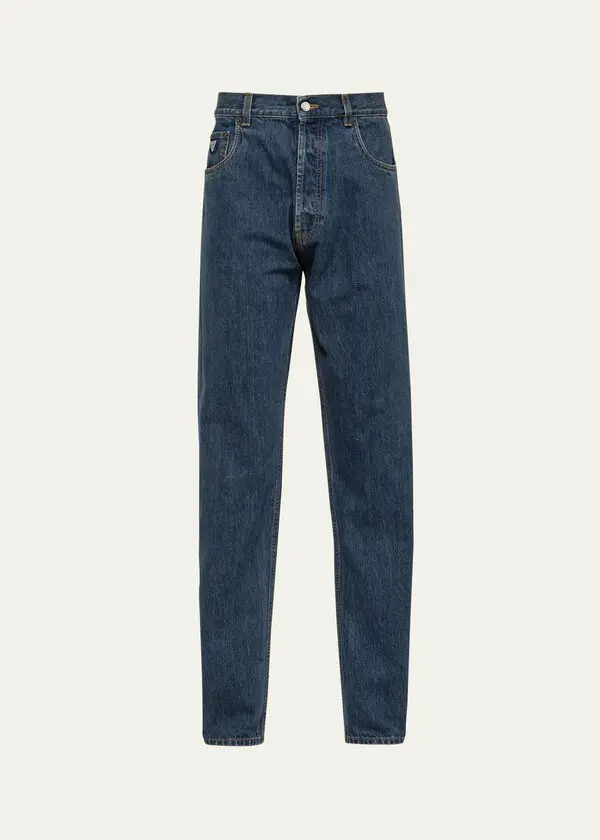 Prada Relaxed Fit Jeans - Bleu