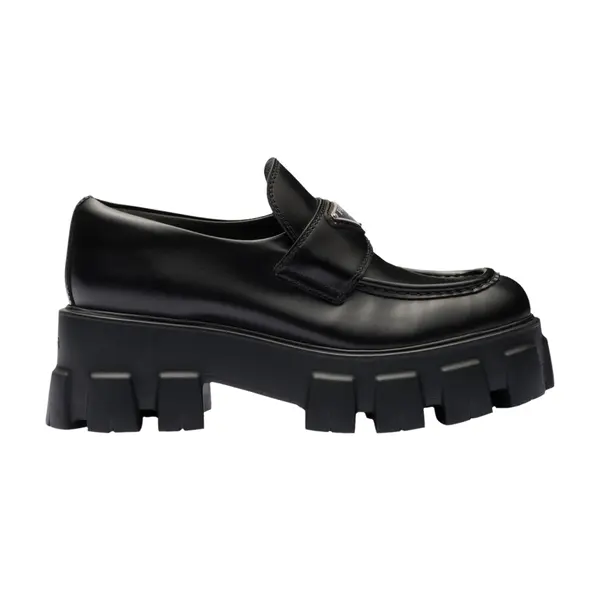 Prada Monolith Loafer - Black