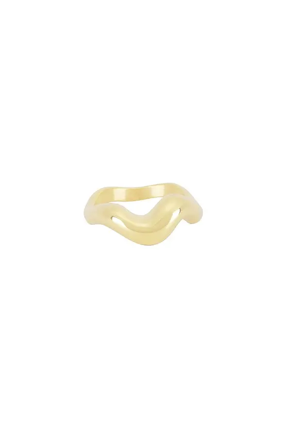 LOUIS ABEL Aurea Polished Ring - 18k Yellow Gold Vermeil