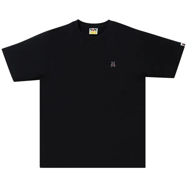 A BATHING APE Shark One Point Tee - Black