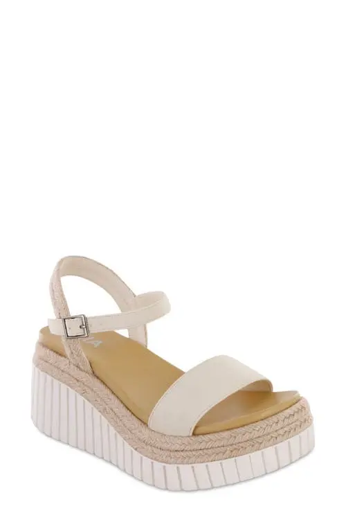 Mia Zalia Wedge Platform Sandal - Seashell