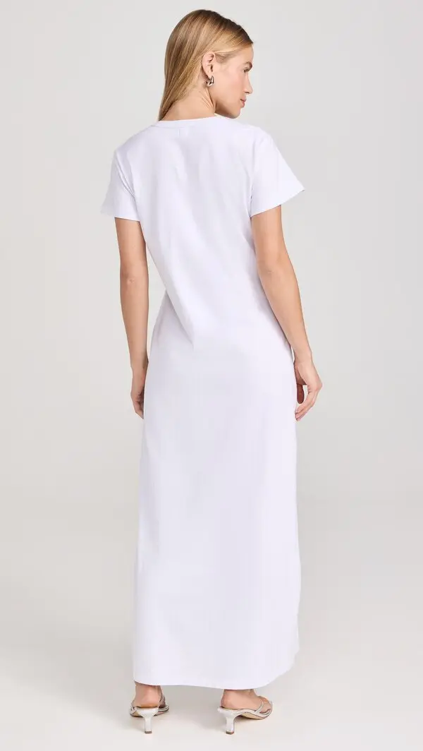 LESET Margo Maxi Dress - White