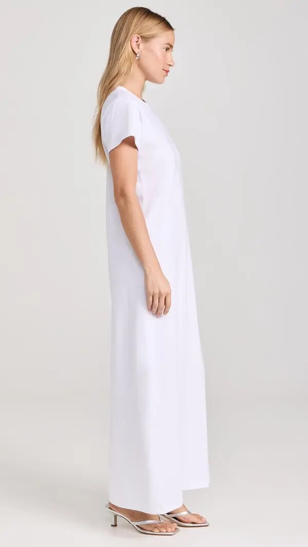 LESET Margo Maxi Dress - White