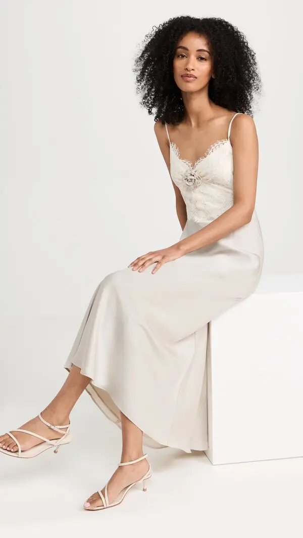 wayf dress lace NWT Wayf Emma Puff Sleeve Lace Dress Bridal Size S Ivory