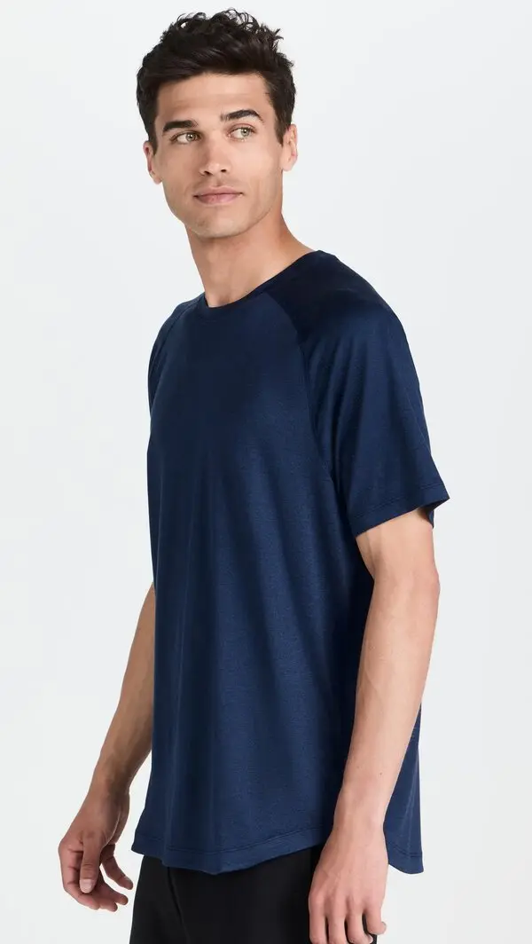 RHONE Atmosphere Tee - Navy Heather