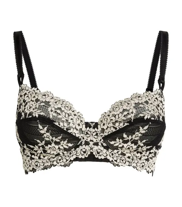 Wacoal Lace Embrace Plunge Bra - Black