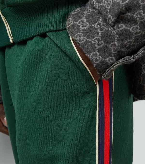 Gucci Gg Jacquard Track Sweatpants