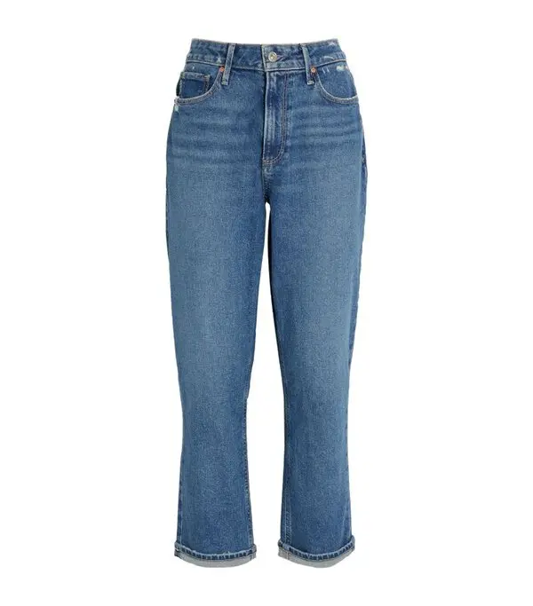 Paige Cropped Brigitte Boyfriend Jeans