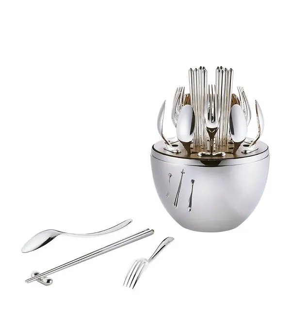 Christofle Mood Asia 24-piece Flatware Set - Silver