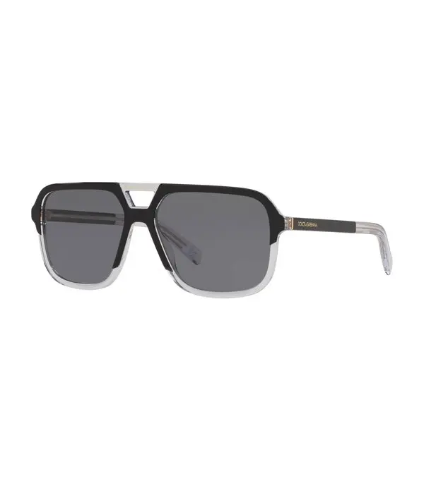 Dolce & Gabbana Acetate Angel Sunglasses - Black