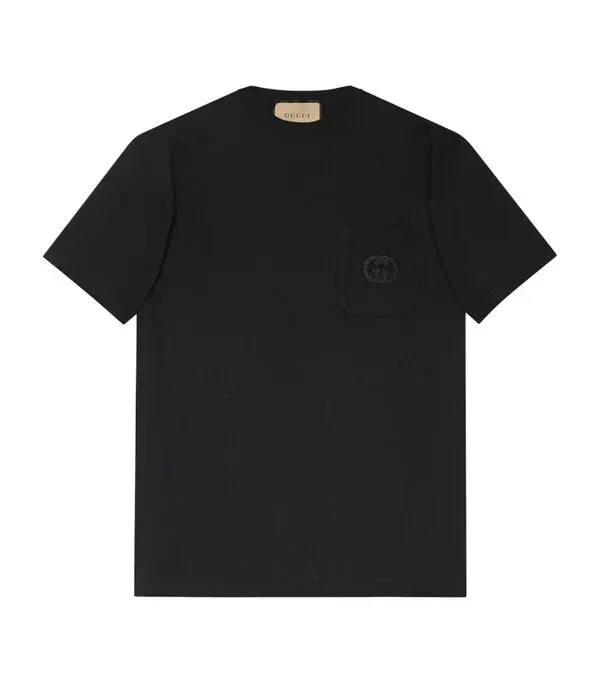 Gucci Embroidered Interlocking G T-shirt