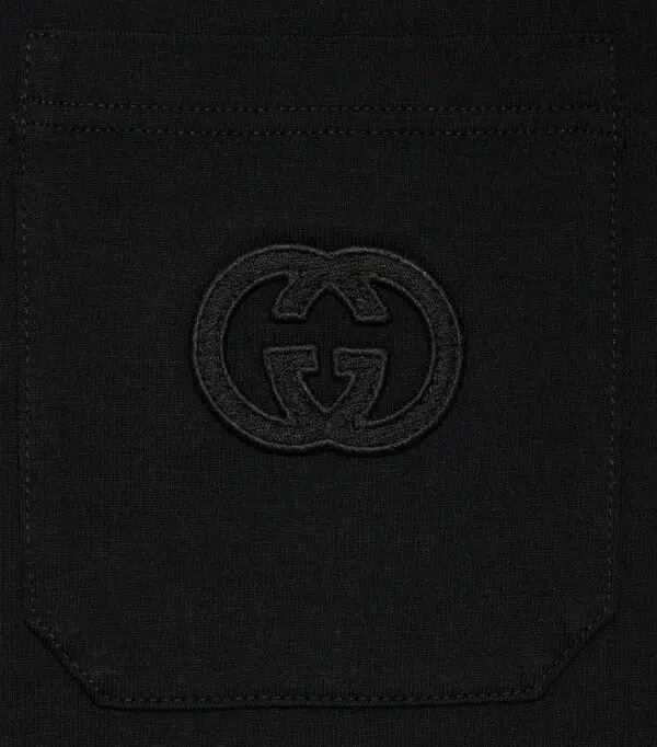 Gucci Embroidered Interlocking G T-shirt
