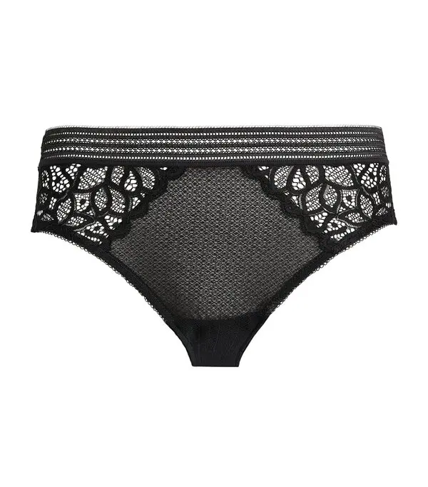 Wacoal Lace-trim Raffine Briefs - Black