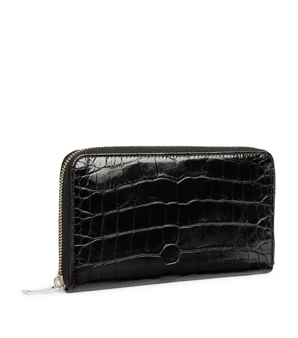 Bottega Veneta Crocodile Leather Wallet