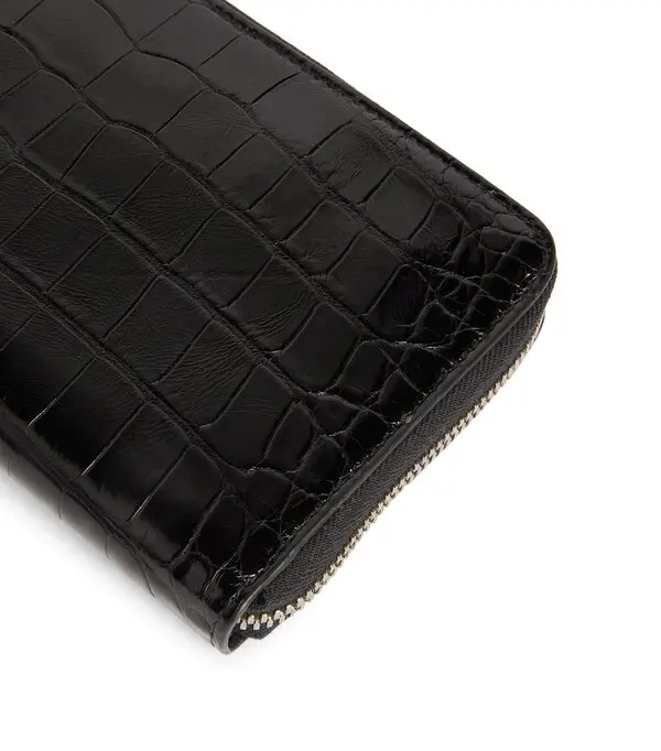 Bottega Veneta Crocodile Leather Wallet