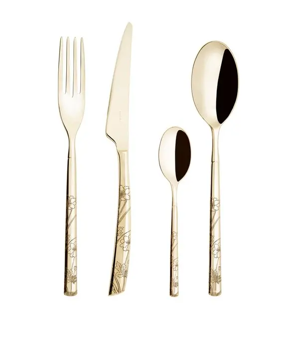 BUGATTI Portofino Lady 24-piece Cutlery Set - Gold