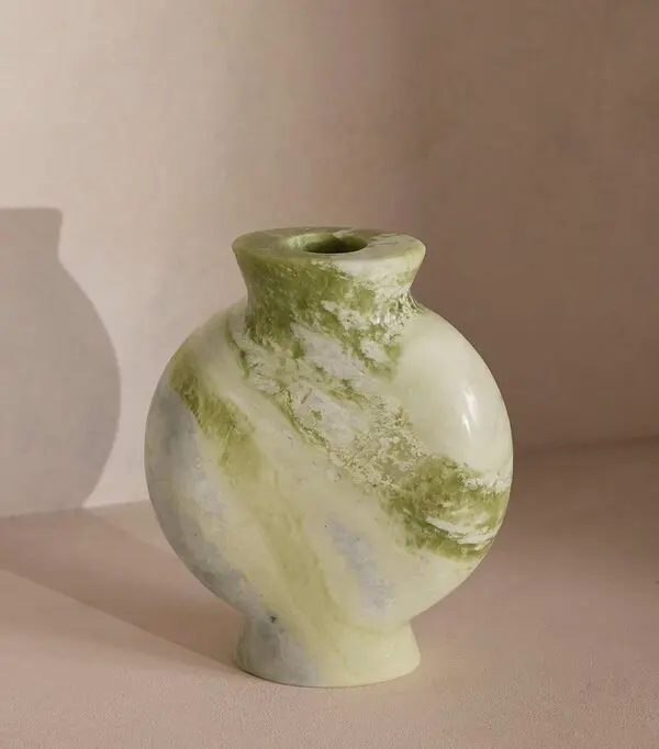 SOHO HOME Marble Sesso Vase - Green