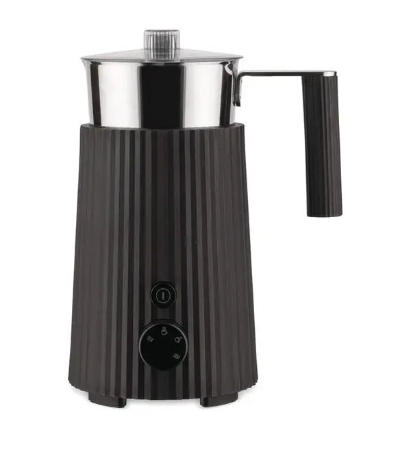 ALESSI Plissé Milk Frother - Black