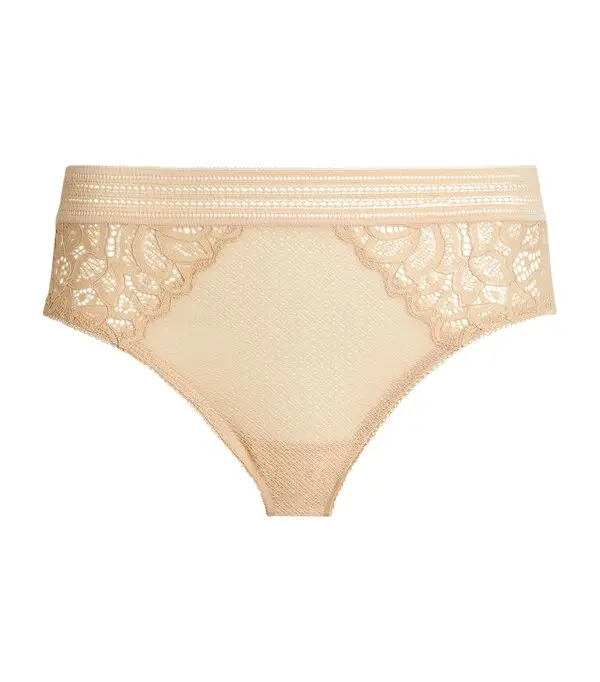 Wacoal Lace-trim Raffine Briefs - Beige