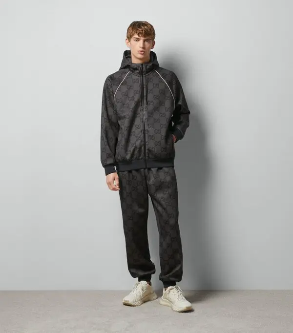 Gucci Jumbo Gg Hooded Jacket