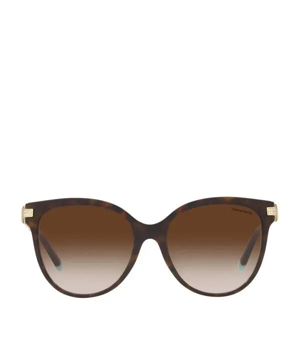 Tiffany & Co. Havana Pillow Sunglasses - Brown