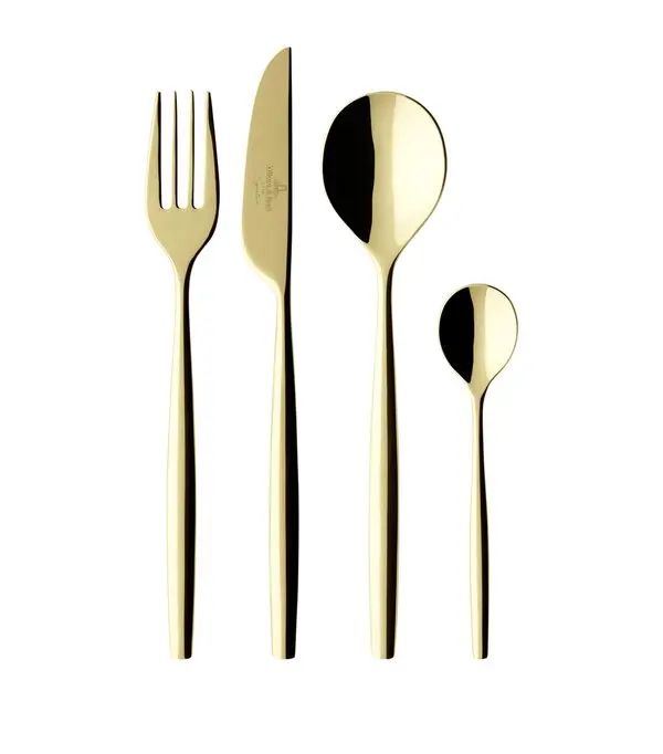 VILLEROY & BOCH Metrochic D'or 24-piece Cutlery Set - Metallic