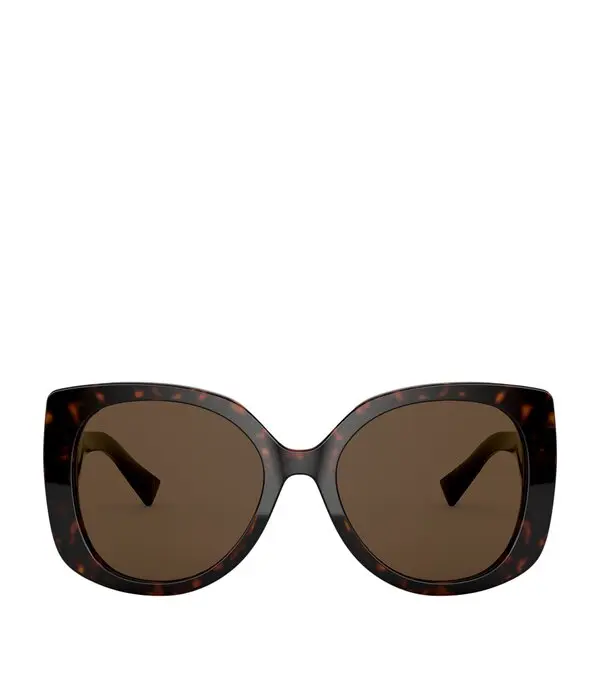 Versace Medusa Rectangular Sunglasses - Brown
