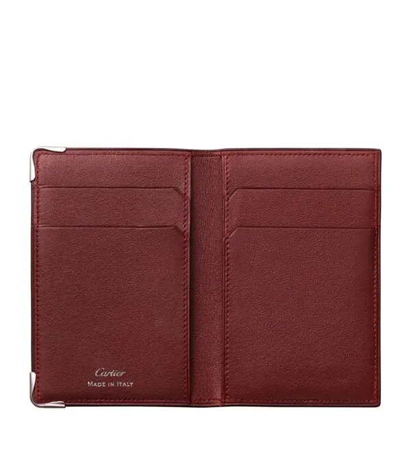 Cartier Leather Must De Bifold Card Holder