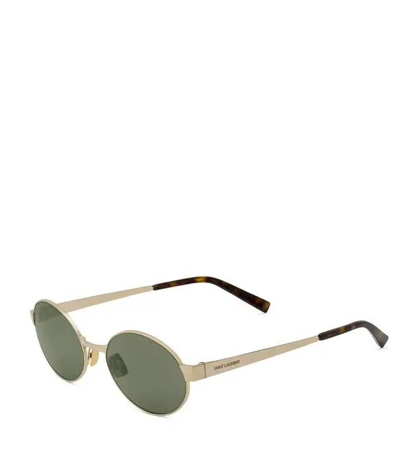 Saint Laurent Wire Frame Oval Sunglasses