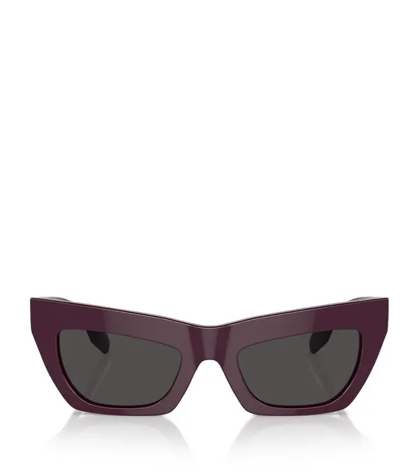 Burberry Acetate Cat-eye Sunglasses - Red