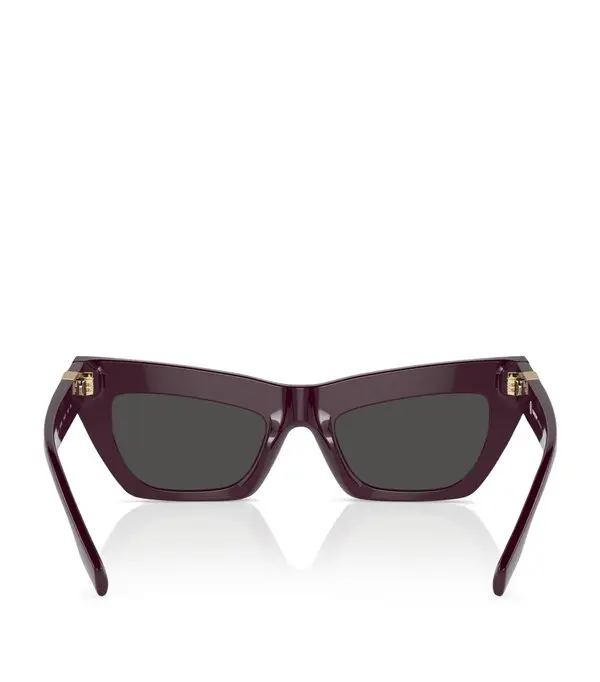 Burberry Acetate Cat-eye Sunglasses - Red