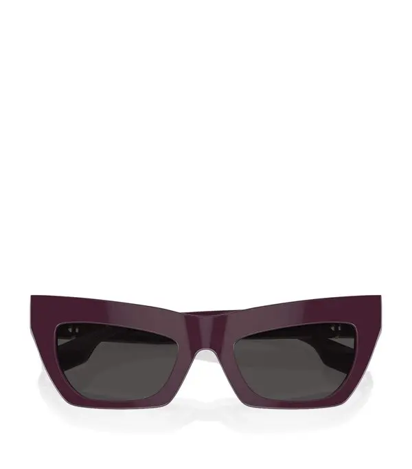 Burberry Acetate Cat-eye Sunglasses - Red
