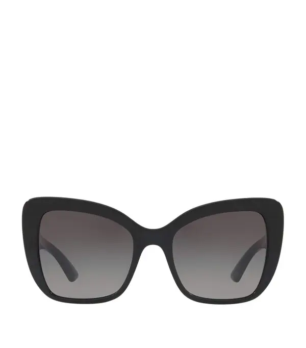 Dolce & Gabbana Acetate Butterfly Sunglasses - Black
