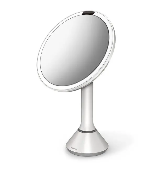 SIMPLEHUMAN Stainless Steel Sensor Touch Control Mirror - White
