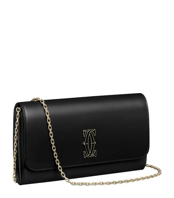 Cartier Leather C De Chain Wallet