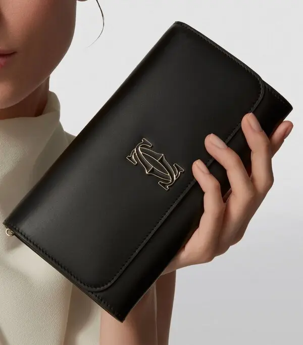 Cartier Leather C De Chain Wallet