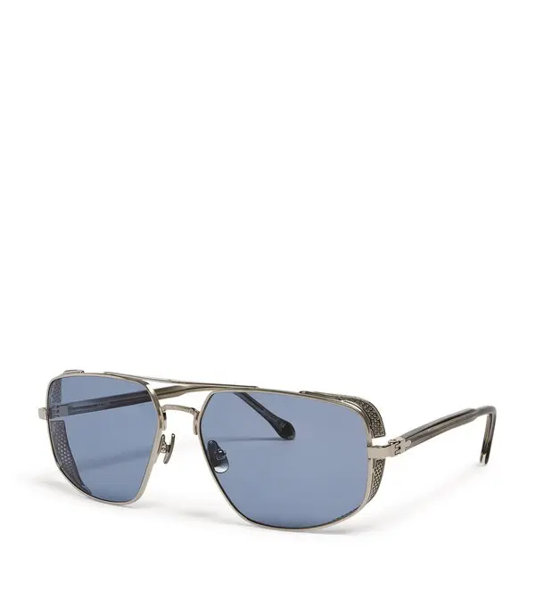 Matsuda Side-shield Aviator Sunglasses