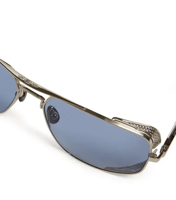 Matsuda Side-shield Aviator Sunglasses