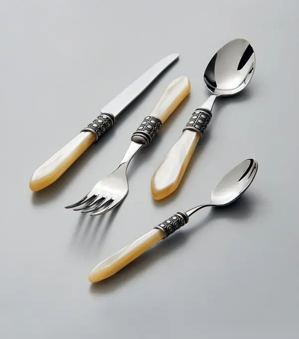 BUGATTI Optical Stainless Steel 24-piece Cutlery Set