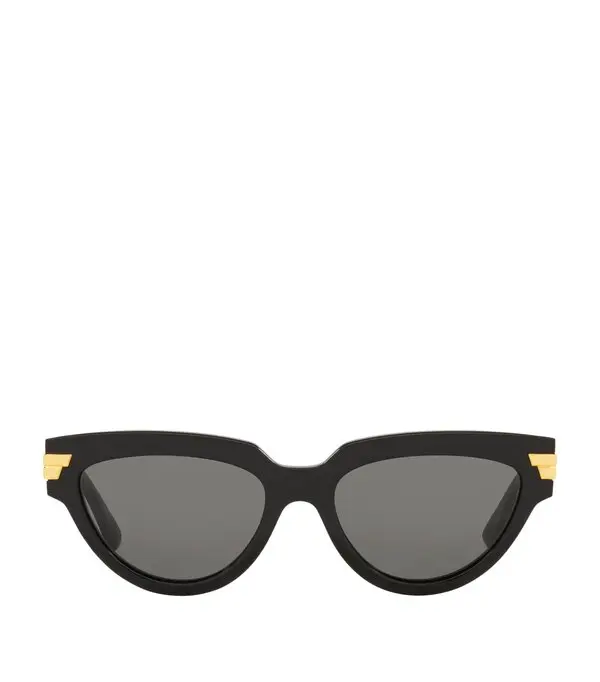 Bottega Veneta Round Sunglasses - Black